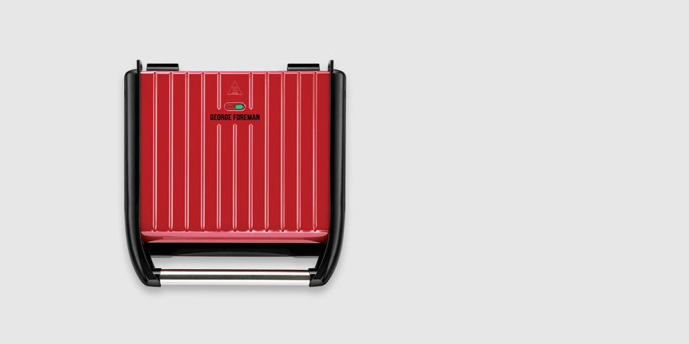 GRILL George Foreman ENTERTAINING STEEL RED 25050 | DLA DOMU \ Kuchnia ...